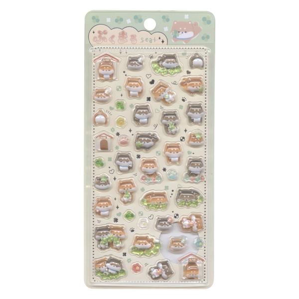 見ているだけで心がなごむ「ぷくまるシール」。立体エポキシ樹脂と型押し加工が生み出すぷっくりとした圧倒的なボリューム感。デザインが2層にプリントされているため、奥行きのあるツヤツヤとした輝きを楽しめます。手帳やノートのデコレーション、ギフトの...
