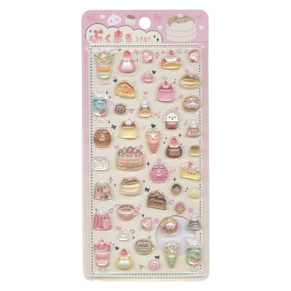 見ているだけで心がなごむ「ぷくまるシール」。立体エポキシ樹脂と型押し加工が生み出すぷっくりとした圧倒的なボリューム感。デザインが2層にプリントされているため、奥行きのあるツヤツヤとした輝きを楽しめます。手帳やノートのデコレーション、ギフトの...