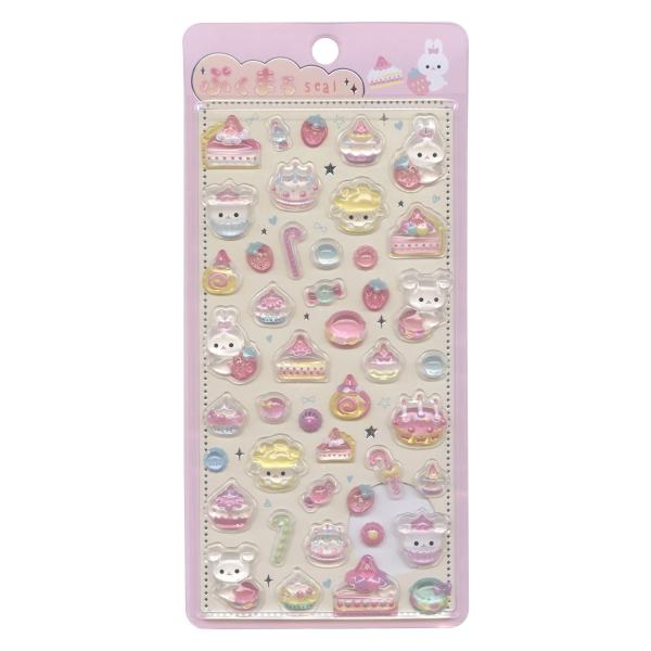 見ているだけで心がなごむ「ぷくまるシール」。立体エポキシ樹脂と型押し加工が生み出すぷっくりとした圧倒的なボリューム感。デザインが2層にプリントされているため、奥行きのあるツヤツヤとした輝きを楽しめます。手帳やノートのデコレーション、ギフトの...