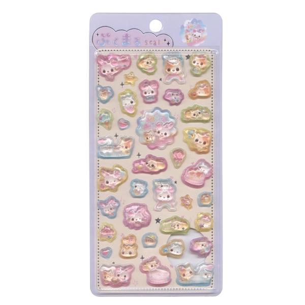 見ているだけで心がなごむ「ぷくまるシール」。立体エポキシ樹脂と型押し加工が生み出すぷっくりとした圧倒的なボリューム感。デザインが2層にプリントされているため、奥行きのあるツヤツヤとした輝きを楽しめます。手帳やノートのデコレーション、ギフトの...