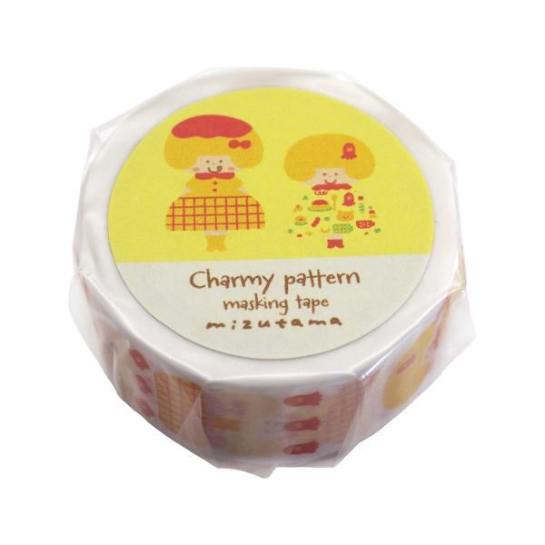 イラストレーターのmizutamaさんとcharmypatternがコラボしたマスキングテープです。幅18mm×長さ5m: 600000027098: 200000005865: