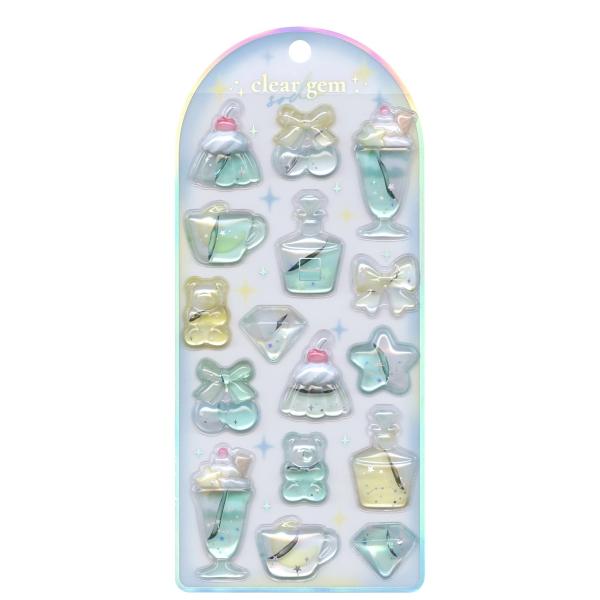 ぷっくりとした立体感と、光を反射するみずみずしい輝きが目を惹くウォーターシールです。透明なカプセルの中にきらめくラメとカラー液体を閉じ込め、まるで本物のジュエルやアクアリウムのような美しさを実現。角度を変えるたびにオーロラ箔が上品にきらめき...