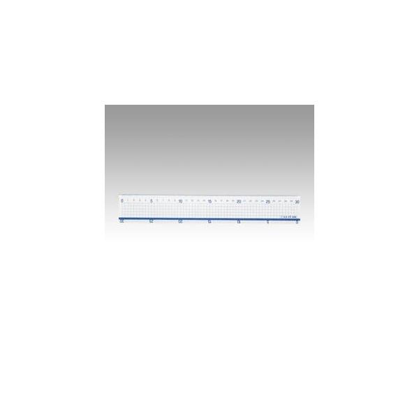 本体：アクリル製、ゴム製カッティングエッジ：ステンレス製目盛：30cm 横×縦×厚：310×50×3mm: