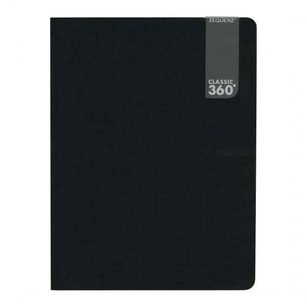 優れた柔軟性により、360度開くことを可能にした画期的ノート「ZEQUENZ 360/ジークエンス」です。特別な接着剤を使用して紙を綴じているため、ノートを丸めたり、360度折り返しても剥がれ落ちることがありません。表紙には上質なポリウレタ...