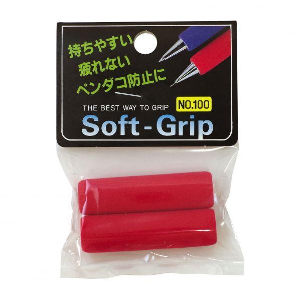 柔らかく弾力のある筆記具用グリップです。スポンジのような軟らかい素材でできているので、長時間にぎっていても指を痛めにくく、快適に筆記を続けることができます。ペンだこの防止にも役立ちます。2個入り。※8mmから85mm程度の太さの筆記具に適し...