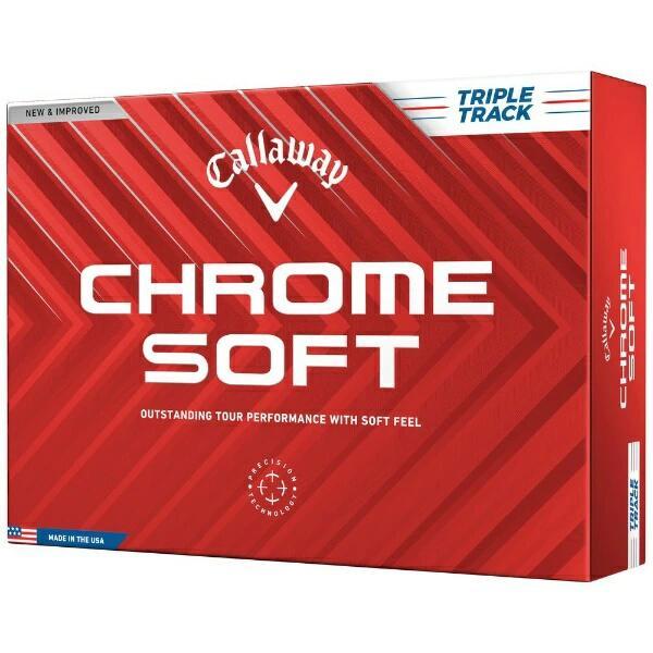 CALLAWAY-CHROME-SOFT-TRIPLE-W  キャロウェイ Callaway CHROME SOFT トリプル・トラック ゴルフボール 0197193105077