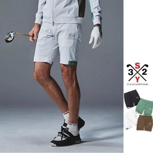 商品の説明未使用　SY32 by SWEET YEARS★GOLF SPORTEX STRETCH MULTI SHORTS ストレッチ ハーフパンツ color:WHITE(ホワイト) サイズL商品情報【BRAND】　SY32 by SW...