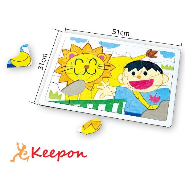 自由にお絵かきして自分だけのパズルをつくろう！商品サイズ/310×510×5mm材質/紙