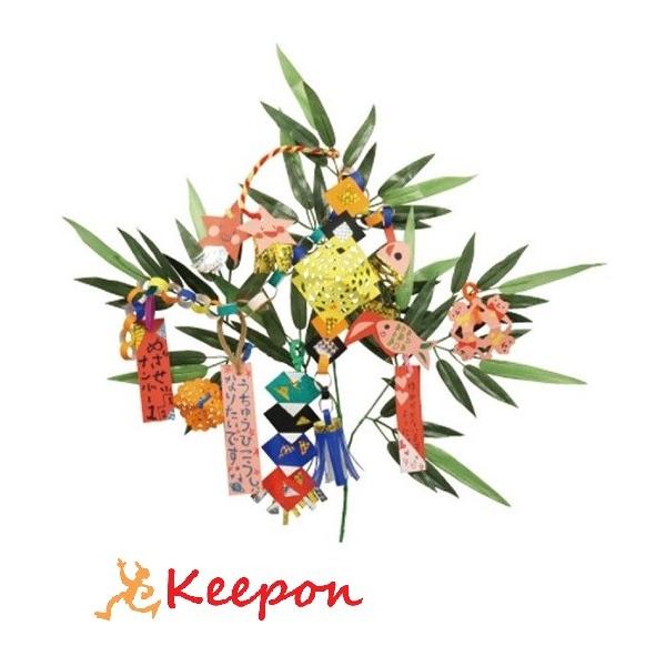 作って飾れる！七夕飾りセット！短冊や飾りを作ってすぐに飾れる七夕工作セットです。笹と飾り付け素材がすべて揃っており、カラーモールやホログラムシートなどで華やかな笹飾りが作れます。飾りの作り方付きで、オリジナルの七夕飾りが簡単に完成します。持...