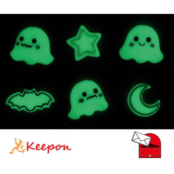 しばらく光を当てると、暗闇で光る不思議なねんどです。サイズ：約45Φ×10mm材質：澱粉、酢酸ビニルエマルジョン、水、糊剤、蓄光粉