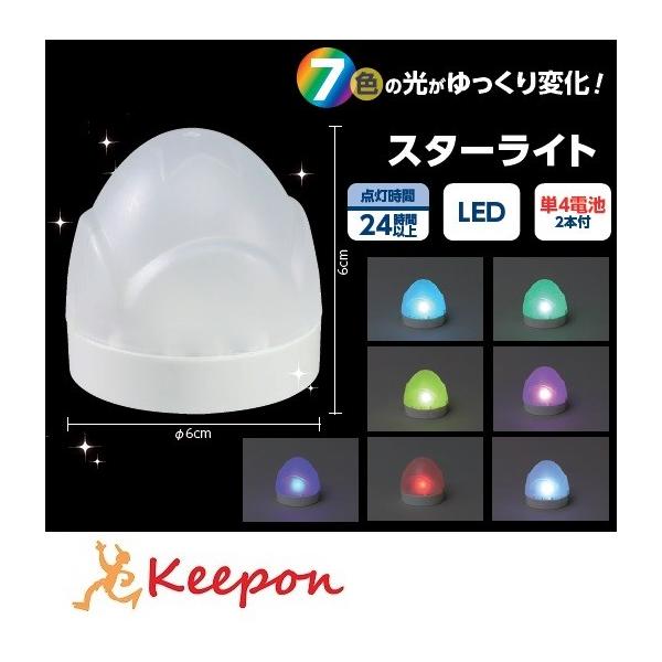 便利な乾電池式ライトが登場！商品サイズ：φ6×6cm●点灯時間：約24時間※付属のテスト電池を使用した場合。●単4電池2本付(電池交換可)　