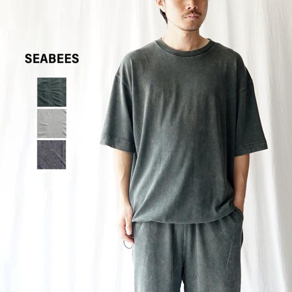 SEABEES(シービーズ)Honeycomb S/S Poloハニカム半袖ポロSEABEESよりChemical processing Teeです。コットン／レーヨンの混紡生地を使用しており、柔らかくサラッとした肌触りが特徴ですが、 ケミ...