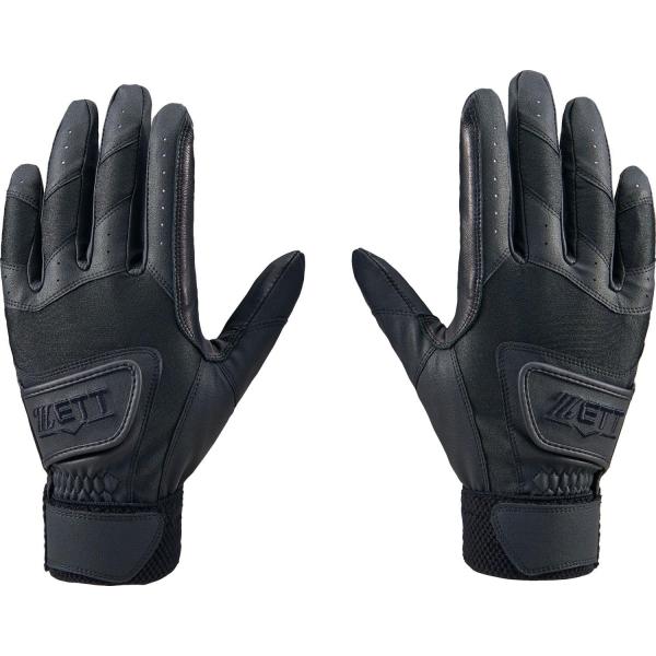 【国内正規品 送料無料】ゼット ZETT 野球 バッティンググラブ 両手用 BG16811HSW上質で肌ざわりの良いシープレザー仕様、フィット感あるダブルベルトのお買い得モデル高校野球対応仕様：生地二重（当て革）補強（親指）、ダブルベルト●...