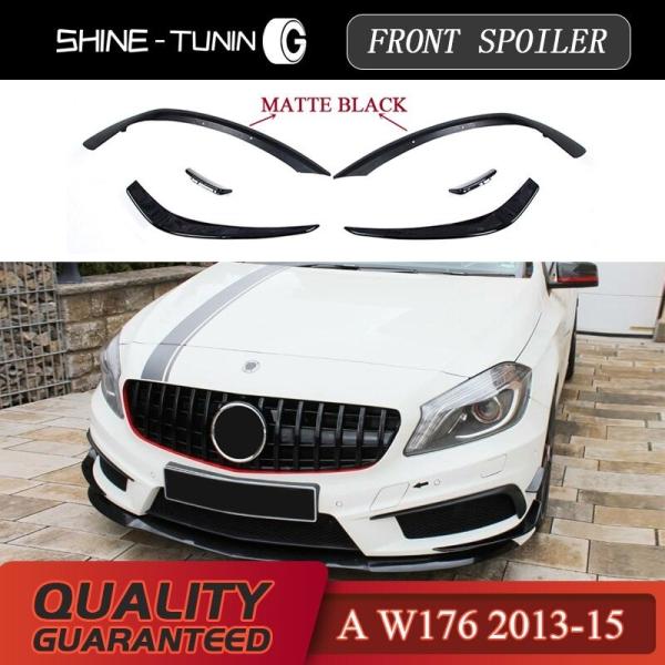 "Aクラスに適したフロントバンパースプリッターリップW176A180 A200 A250 A45W176フロントバンパースポイラー2013-15※1枚目の写真がお届けする商品の内容です。"※当商品は海外からの発送となります。ご注文から発送ま...