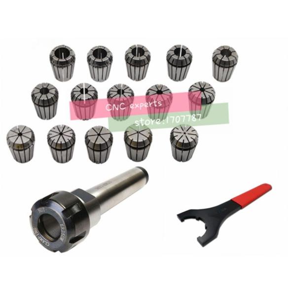 "MT2-ER25（15PCS）含有：1PCS MT2-ER25 + 15PCS ER25チャック（2 3 4 5 6 7 8 9 10 11 12 13 14 15 16）+ 1PCSE25UMレンチ MT3-ER25（15PCS）含有：...