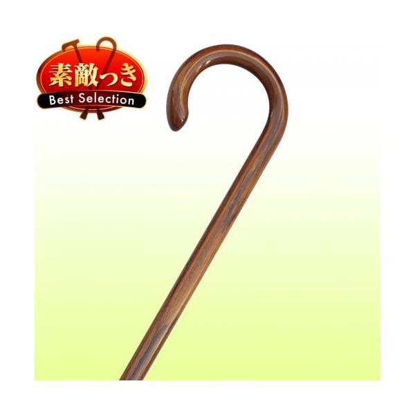 美麗な木目が特徴の、リーズナブルなクルークハンドルステッキです。プレゼントとしても最適な国産ステッキとしても大変好評を得ています。歩行用補助としてはもちろん、アクセサリーアイテムとしてもお使いいただけます。(株)Keireckは素敵っきなフ...