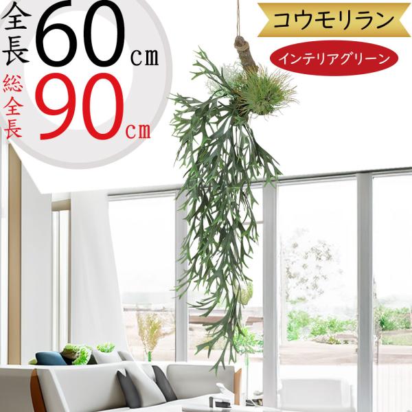 ビカクシダ コウモリラン スタッグホーン フェイクグリーン インテリアグリーン 人工観葉植物 造花 樹木 インテリア オブジェ 人気 リアル おしゃれユニークな姿と淡い葉色が印象的なコウモリランのフェイクグリーンです。目にも楽しく、室内をお...