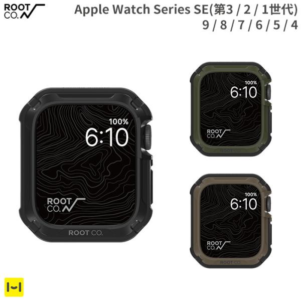 商品名Apple Watch Series 9/SE(第3/2/1世代)/8/7/6/5/4 (40-41mm / 44-45mm)専用 ROOT CO. GRAVITY Apple Watch用ショックレジストケース対応機種Apple w...