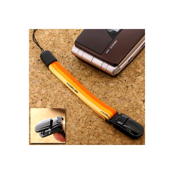 便利！クリップつきグラデストラップ便利なクリップつきのストラップ！元気いっぱいのあなたにはぴったり。動き回って、なくしてしまいそうな人はこのクリップを、ポケットやかばんにとめたらなくしません♪グラデーションがポップでカジュアル。"サイズ全長...