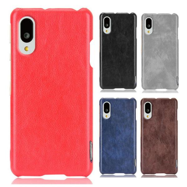 プラスチック + PUレザー 背面カバー シャープ ベイシオ アクティブ/ アクティブ2 衝撃吸収 android スマホケース スマホカバー おすすめ