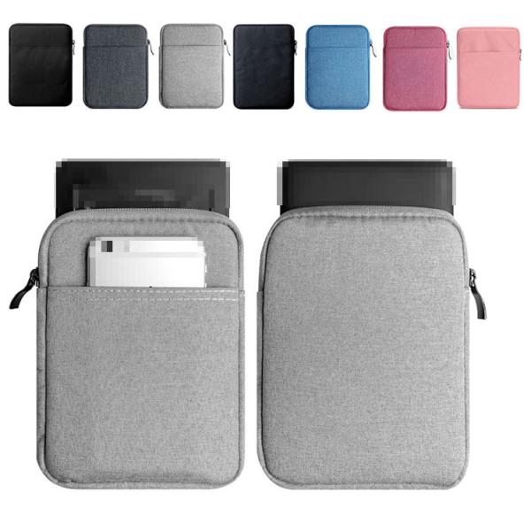 Kobo Clara 2E ケース / カバー 6インチ 電子書籍リーダー 保護ケース 収納ケース カバー キャンバス調 バッグ型 カバン型 シンプル ポケット付き楽天Kobo Clara 2E 6インチ