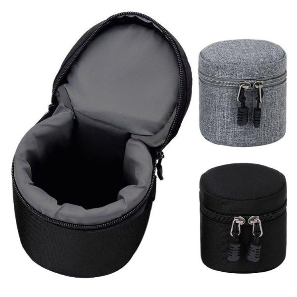 CANON キヤノン RF-S14-30mm F4-6.3 IS STM PZ カメラレンズ保護ポーチ 収納袋 カメラレンズケース レンズケース レンズポーチ レンズバッグ カメラレンズ保護ポーチ