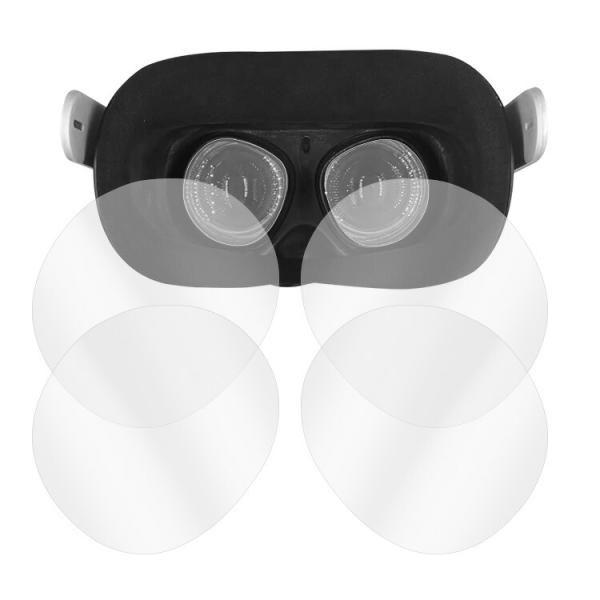 Meta Quest 3 レンズ保護フィルム 保護フィルム 2セット 合計4枚入 メタ クエスト3 VR・MRヘッドセット アクセサリ 光沢 レンズ保護 傷防止メタクエスト3 VR・MRヘッドセット レンズ保護 PET フィルム