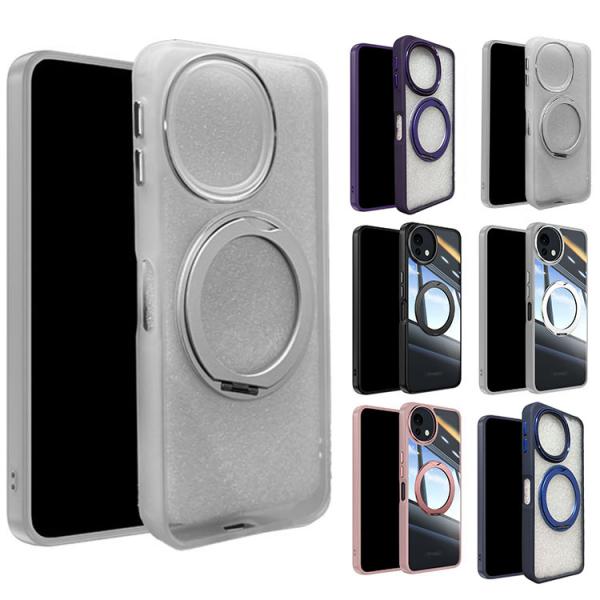 クリア 片手持ちに便利なリング付き ソフトケース 角 保護 コーナーバンパー ストラップホール付き シャープ アクオス R10 衝撃吸収 android スマホケース スマホカバー おすすめ