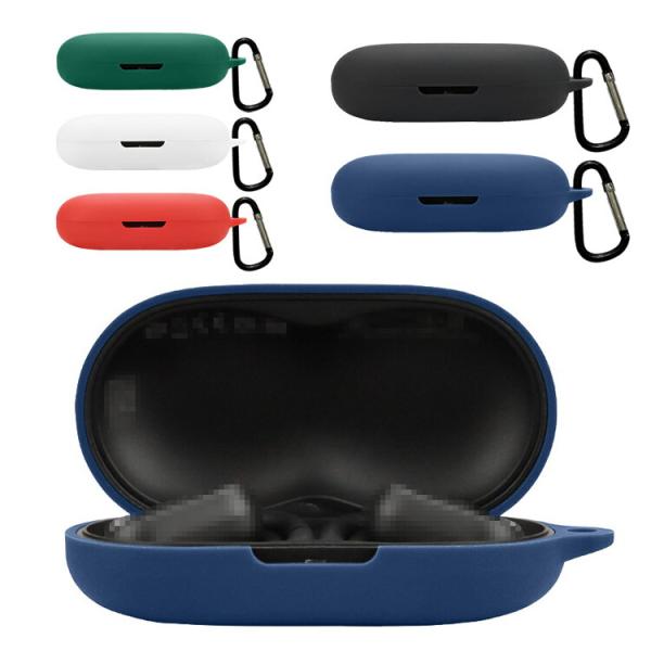 1MORE Fit SE S30 ケース ワイヤレスイヤホン カバー シリコン カラビナ付き 1MORE Fit SE オープンイヤーイヤホン S30 シンプル おしゃれ おすすめ 傷防止ワンモア Fit SE S30 収納ケース 衝撃吸収...