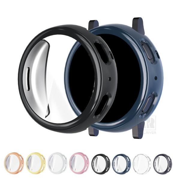 TPU 液晶保護カバー ソフトカバー アマズフィット アクティブ2 耐衝撃 衝撃吸収 アンドロイド スマートウォッチ 透明