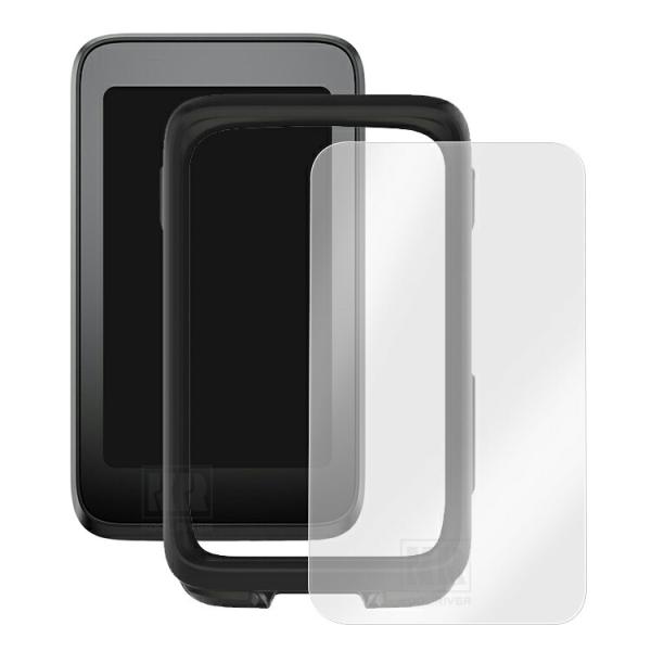 シリコン保護カバー + 液晶保護フィルム iGPスポーツ アイジーピースポーツ BiNavi Air 衝撃吸収 ソフトケース ソフトカバー おすすめ