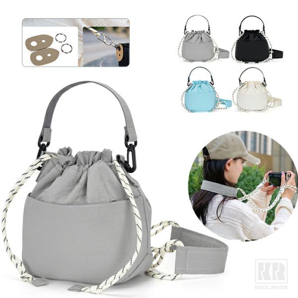 バッグの取っ手がカメラストラップになる一本二役！新しいカタチのおしゃれなカメラバッグ＆カメラストラップ