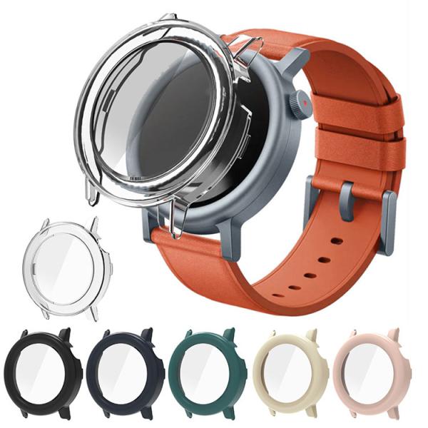 プラスチック+強化ガラス 液晶保護カバー ナッシング CMF Watch Pro2 衝撃吸収 スマートウォッチ ハードカバー 透明