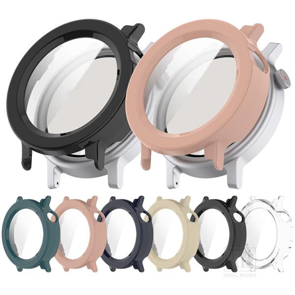 プラスチック+強化ガラス 液晶保護カバー CMF by Nothing ナッシング CMF watch 3 Pro 衝撃吸収 スマートウォッチ ハードカバー 透明