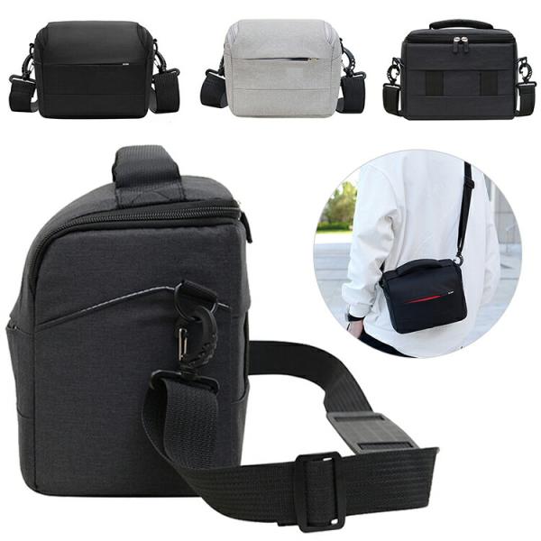 一眼カメラ本体と交換レンズや電源アダプターなどのアクセサリーが収納可能 ダブルズームキット一式の収納に最適なカメラバッグ Panasonic パナソニック ルミックス DC-TZ99 ZS99