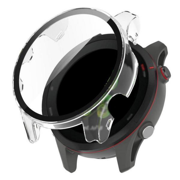 Garmin Forerunner 955/255/255S/255 Music/255S Music クリアケース カバー 液晶面強化ガラス 全面保護 液晶保護ケース 透明ガーミン フォアランナー955/255/255S/255