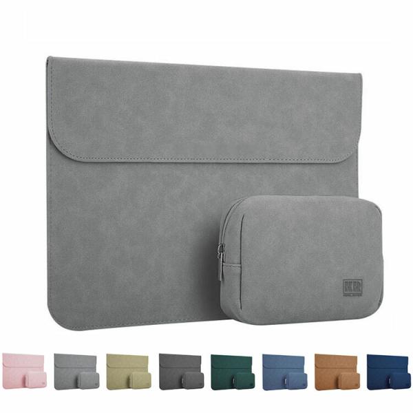 LG gram Style ケース / カバー 14インチ 保護ケース 収納ケース 撥水 PUレザー バッグ型 カバン型 シンプル セカンドバッグ型 電源収納ポーチ付きLG gram Style 電源収納バッグ付き