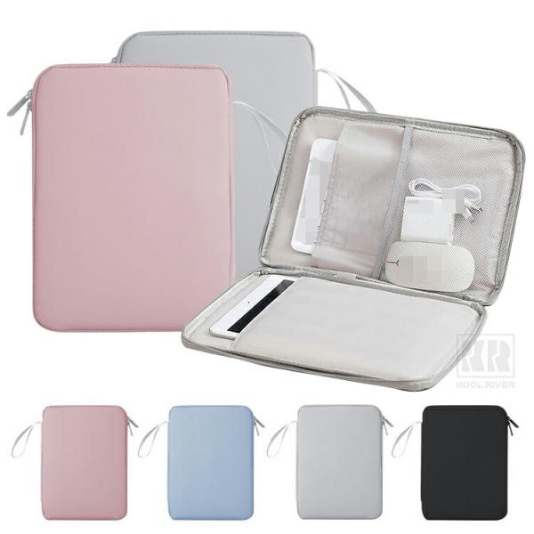 サーフェス ラップトップ 13インチ/サーフェスプロ 12インチ ケーブル収納/マウス収納に便利なポケット付き 出張/外出時/通勤/通学の持ち運びに最適な保護ケース バッグ型保護ケース