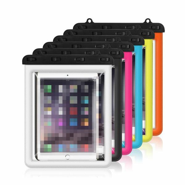 LUCA TM083M4V1-B 8インチ 防水ケース PVC素材 シンプル 首から下げるタイプ ストラップ付き ネックストラップ 小学生 中学生 小学校 中学校 通学 PTA 学校支給 おすすめ