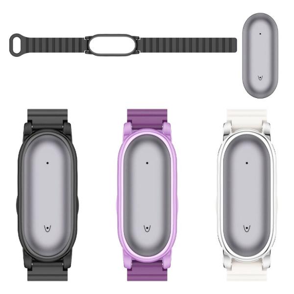 プラスチックハードケース＋シリコンストラップ 衝撃吸収 ウェアラブルAIメモリーカプセル PLAUD NotePin / NotePin S 落下防止 アクセサリー おすすめ