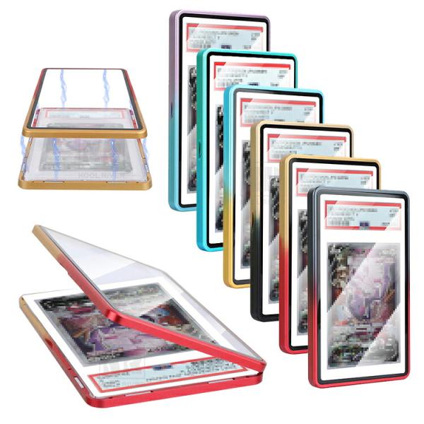 アルミバンパー 強化ガラス マグネット式 簡単装着 PSA BGS CGC 35PT 55PT 130PT 鑑定カード おすすめ