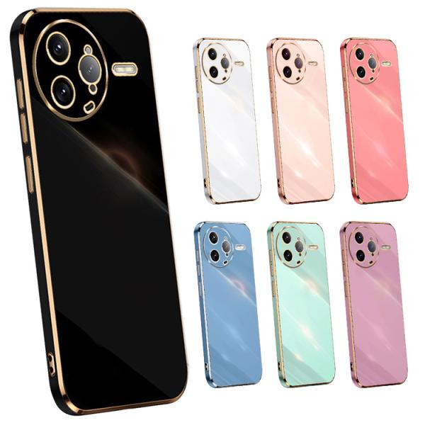 TPU メッキ ソフトケース 小米 シャオミ POCO F7 プロ / F7 ウルトラ 衝撃吸収 android スマホケース スマホカバー ストラップ穴 おすすめ