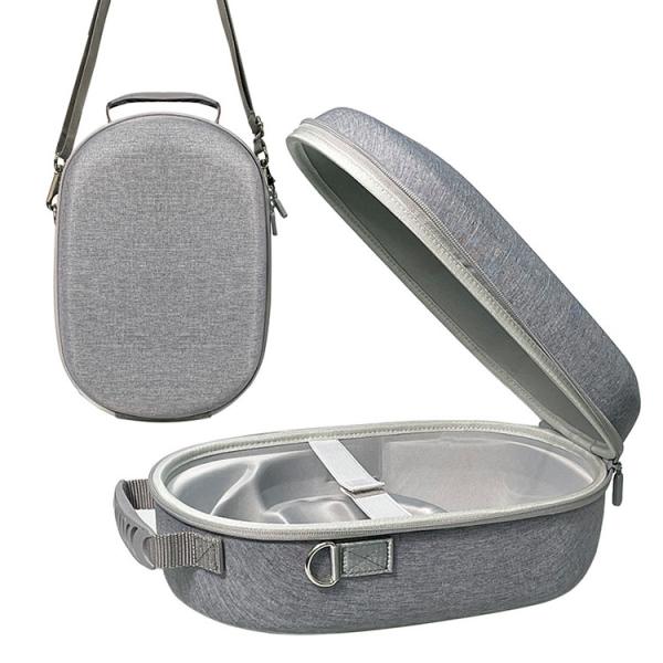 PlayStation VR2 ケース カバー 手提げ ショルダーバッグ ショルダーベルト / ショルダー紐 ストラップ付き ポーチ ポータブル 硬質EVAポーチ SONY ソニー外出時の持ち運びに最適な保護ケース 衝撃吸収