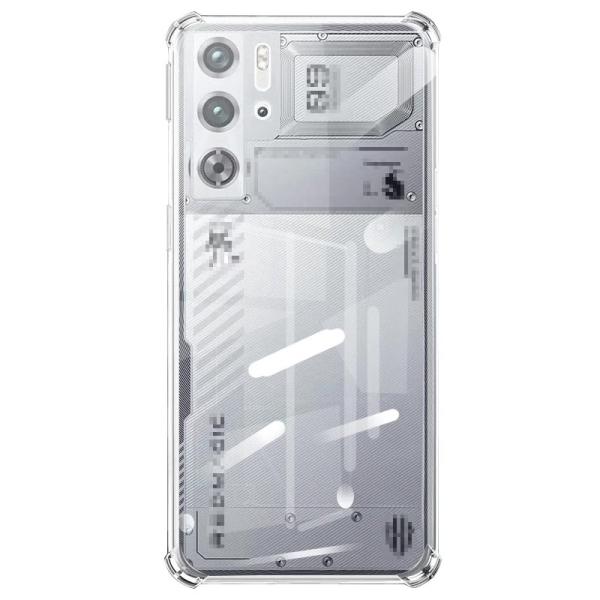 REDMAGIC 9 Pro クリアケース 9 Pro+ 耐衝撃 カバー クリア 透明 TPU 角 保護 コーナーバンパー シンプル 背面ケース ソフトケース/カバー ストラップホール付き Nubia ヌビア レッドマジック9プロ / 9プ...