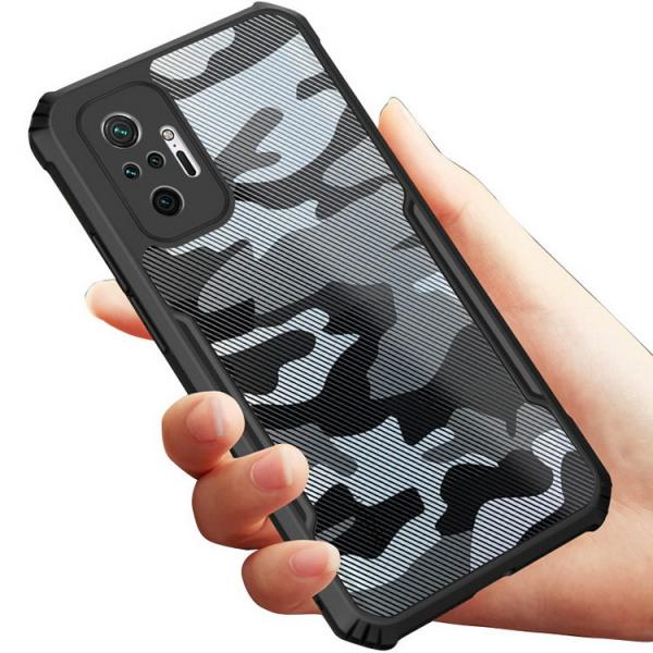 Xiaomi Redmi Note 10 Pro クリアケース 迷彩 ケース/カバー アクリル+TPU 耐衝撃 シンプル シャオミ リドミーノート10 プロ ソフト＆ハードケース/カバー小米 シャオミ レッドミー ノート10