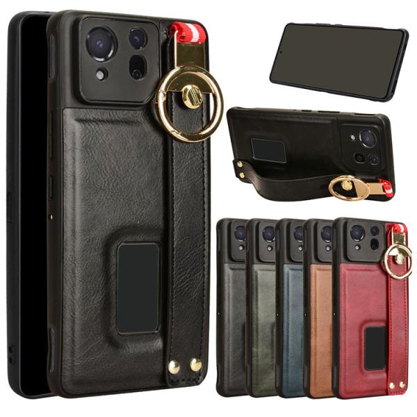 落下防止ベルト PUレザー+プラスチック エイスース ROG フォン8/8 プロ衝撃吸収 android スマホケース スマホカバー おすすめ