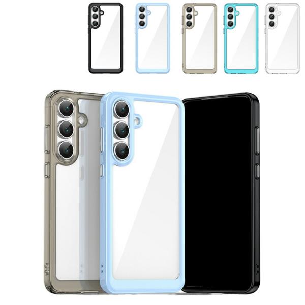 ケースのサイド部分が液晶より高い 液晶割れ防止 エッジを保護 耐衝撃ケース サムスン ギャラクシー S25 FE 衝撃吸収 スマホケース スマホカバー 可愛い お洒落