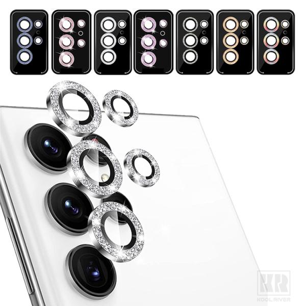 グリッター きらきら カメラ保護 レンズガラスフィルム カメラレンズカバー 強化ガラスフィルム サムスン ギャラクシー S26 /S26 プラス/S26 ウルトラ カメラレンズ 保護フィルム