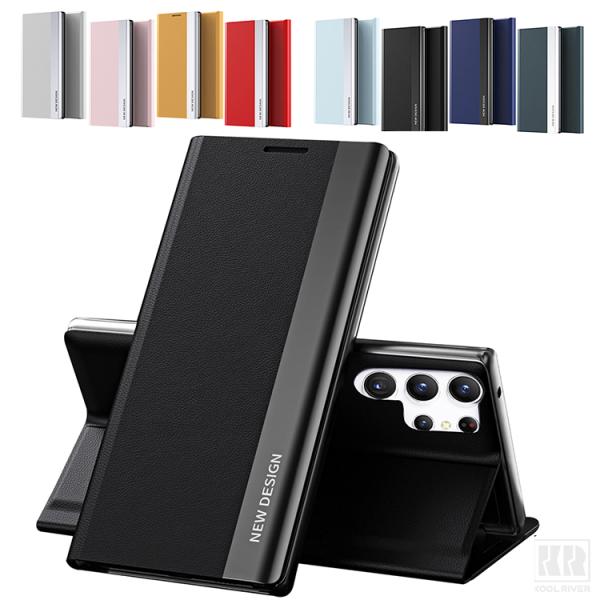 かっこいい 手帳型PUレザーケース 耐衝撃ケース サムスン ギャラクシー S26 /S26 プラス/S26 ウルトラ 衝撃吸収 ケース