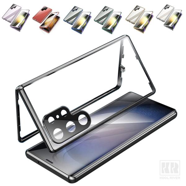 カメラ保護 液晶 + カメラも全面保護 アルミバンパー 強化ガラス バックパネル付き マグネット式 簡単装着 サムスン ギャラクシー S26/S26 プラス/S26 ウルトラ おすすめ